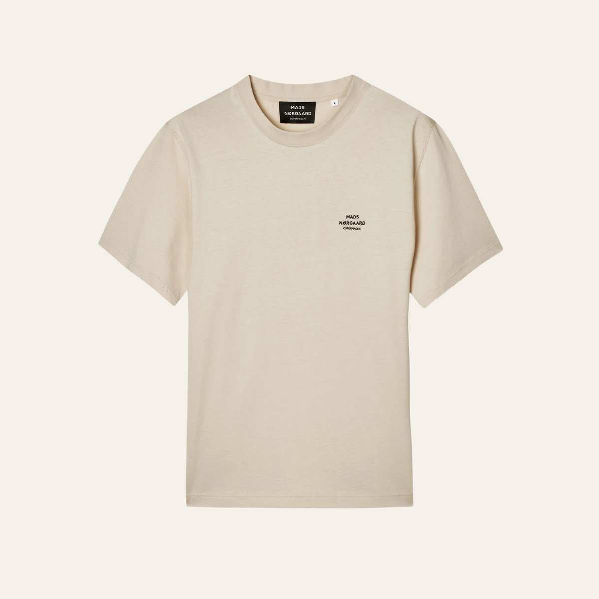 Mads Nørgaard Cotton Jersey Frode Logo Tee Rainy Day – Tønnesen 1937